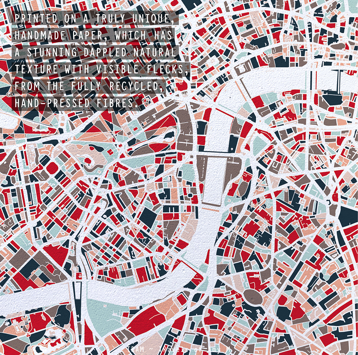 LONDON MAP ART PRINT – Travels of Amy M